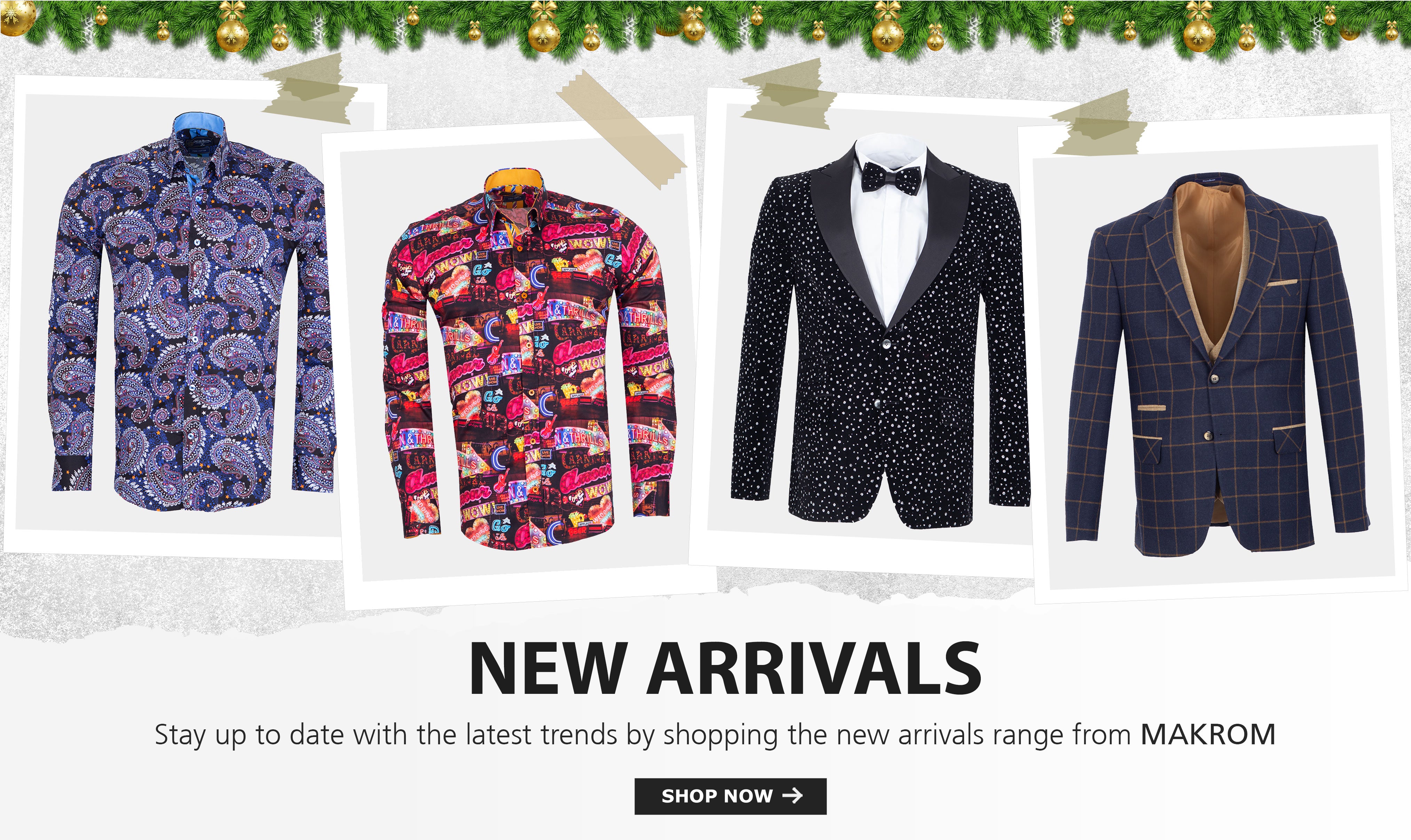 Makrom Fashion Shirts Blazers Suits for Men and Women