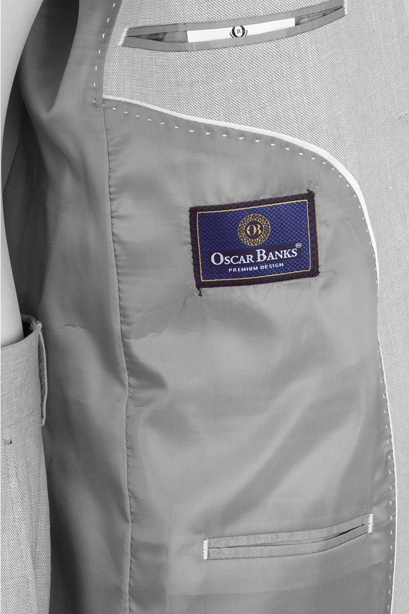 Grey Linen Two Piece Suit - Makrom – Makrom